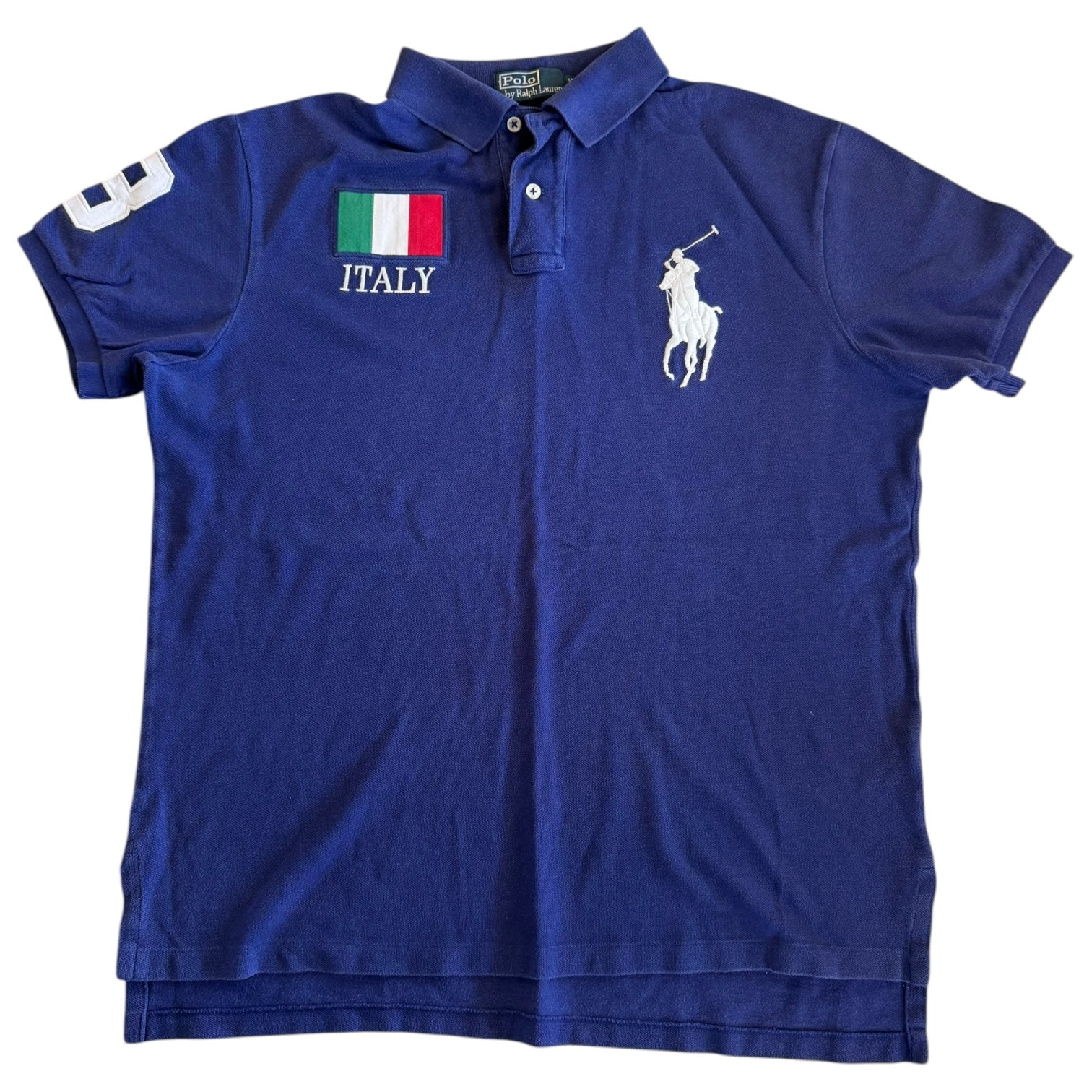 Large Ralph Lauren Blue Italy Polo Shirt – Flints Finds
