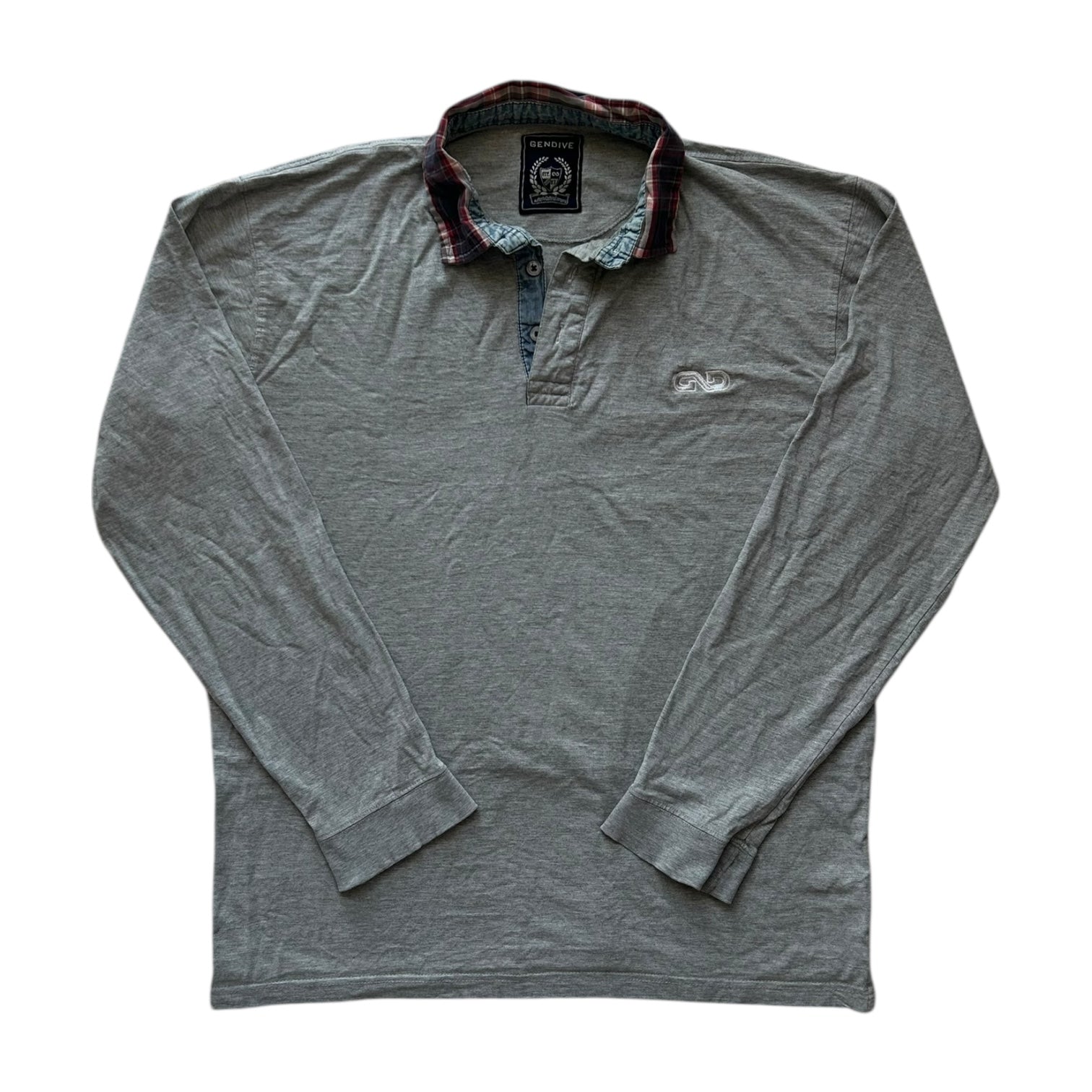 Extra Large Gendive Grey Rugby Shirt – Flints Finds